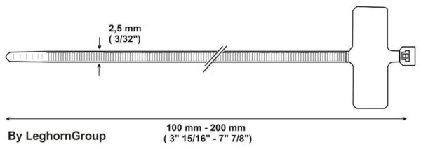 Identification cable ties - LeghornGroup