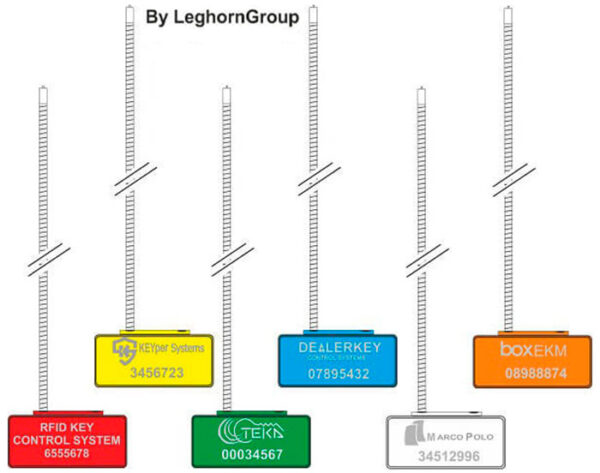 UHF RFID Secure cable seal keyholder - LeghornGroup